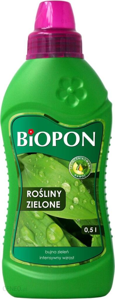 Biopon Nawóz Do Roślin Zielonych 0,5L – Oknosolarne