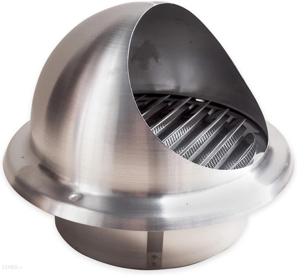 Fixo Czerpnia Powietrza Wyrzutnia Ścienna 100 + Okapnik Cnc100 ...